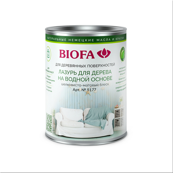 BIOFA 5177 Лазурь для дерева белая – цена, купить спецпредложение в магазине Вудсток в Новосибирске